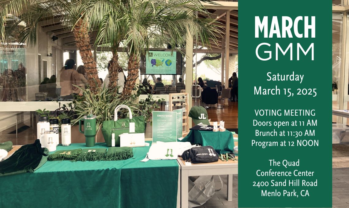 March General Membership Meeting - Junior League of Palo Alto-Mid Peninsula